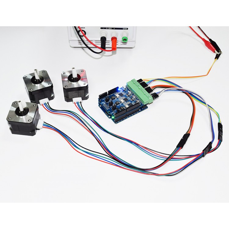 3xA4988 Stepper Motor Driver Arduino Shield V1 0